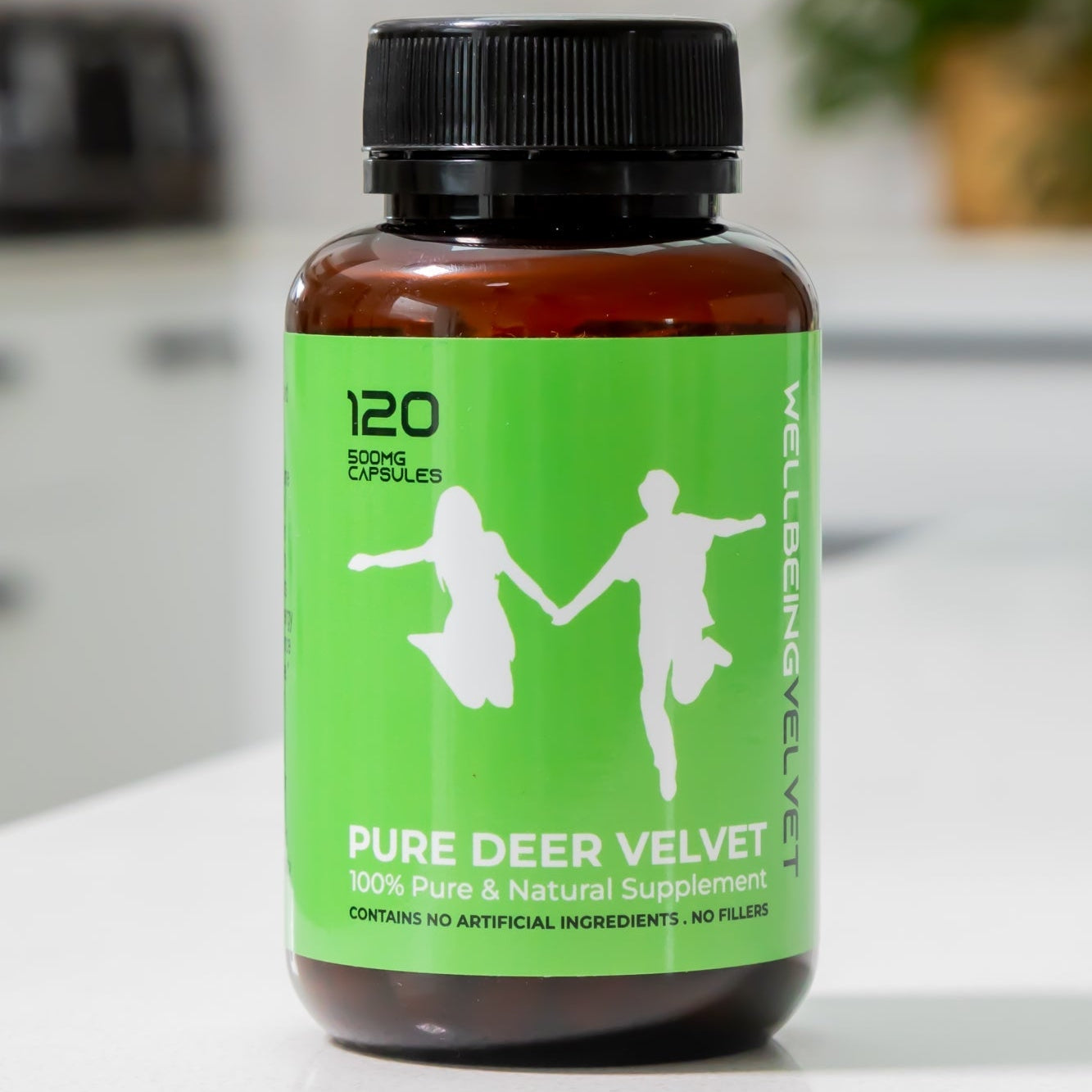 Pure Deer Antler Velvet Capsules - NZVel | 120 Count – Biker's Republic
